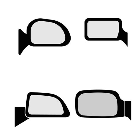 Rear View Car Mirror Icon 17091378 Vector Art At Vecteezy