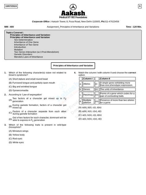 Assignment Principles Of Inheritance And Variations 1720094484369