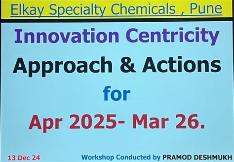 pramod deshmukh on linkedin innovation centricity ~ the key to growth