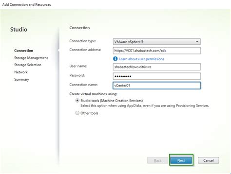 Citrix Connection Manager