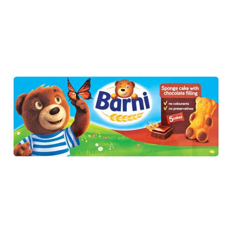 Barni Soft Sponge W Choc Filling 150g X 1008 Pnp
