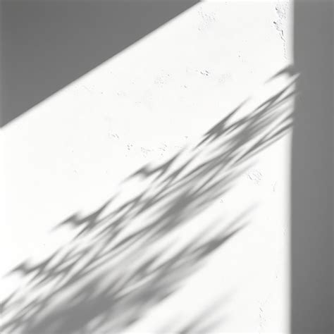 Photo Of Desert Brush Shadows Sparse Angular Shadows With A Rugged