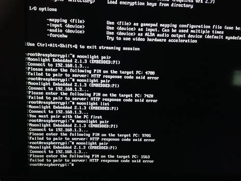 Failed To Pair To Server Response Code Said Error · Issue 321