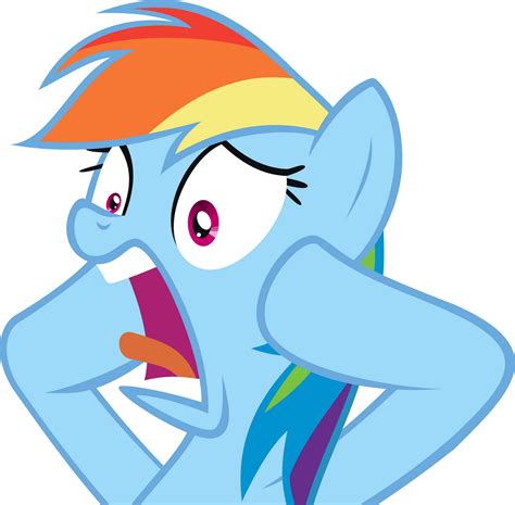 Mlp Rainbow Dash Scared