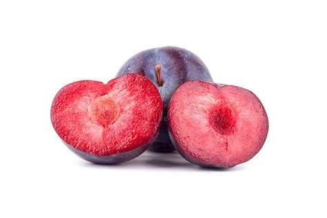 Prune Rouge Photo Stock Image Du Fruits Fond Délicieux 57570470