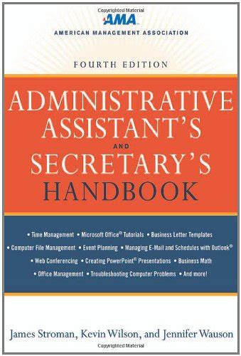 Administrative Assistant S And Secretary S Handbook Fourth Edition