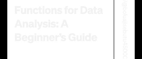 5 Essential Excel Functions For Data Analysis A Beginners Guide Dev Community