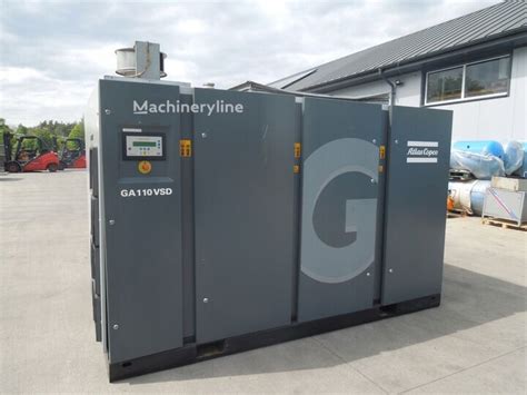 Atlas Copco Ga110 Stationary Compressor For Sale From Poland Ea46120