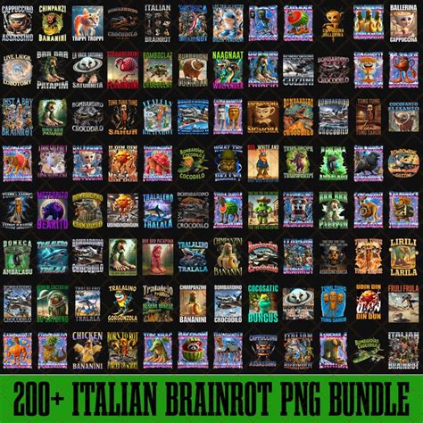 Italian Brainrot Png Etsy