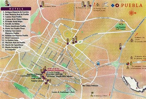 Three Hard To Find Maps Of Puebla City Mexico