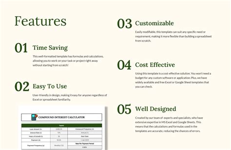 Compound Interest Calculator Template Excel Google Sheets Template Net