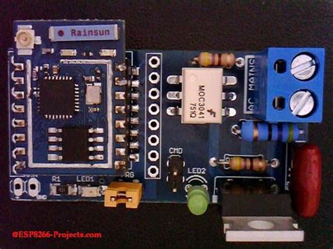 Switch Mains Power With An Esp8266 Electronics Projects Arduino