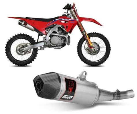 Exhaust Silencers Mivv Str 1 Titanium Honda Crf 450 2021 2022 Ebay