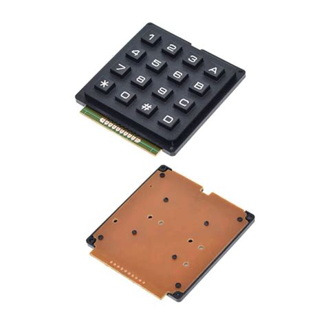 Teclado Matricial 4x4 16 Teclas Bit Maker Arduinos Módulos Sensores 3D e Robótica