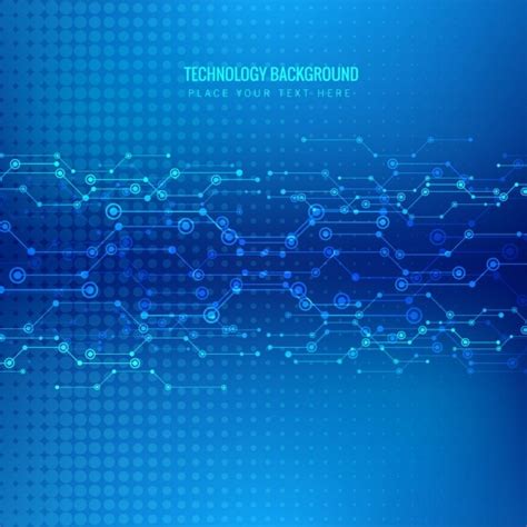 Free Vector Modern Technology Background