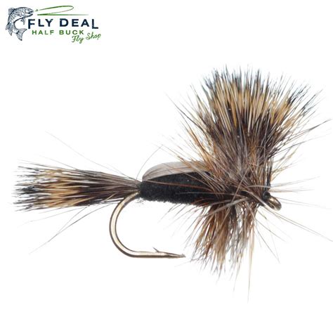 Humpy Black Hairwing Fly Deal Flies