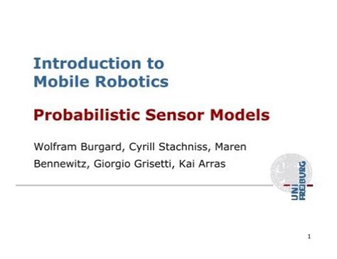 Probabilistic Sensor Models Introduction To Mobile Robotics