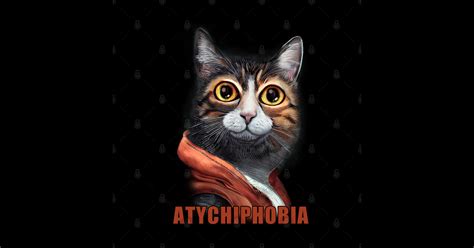 Atychiphobia Atychiphobia Sticker Teepublic