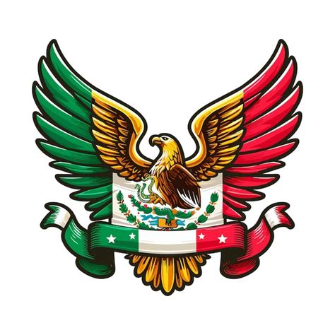 Mexico Eagle Logo Mexico Flag Eagle Vectors And Illustrations For Free