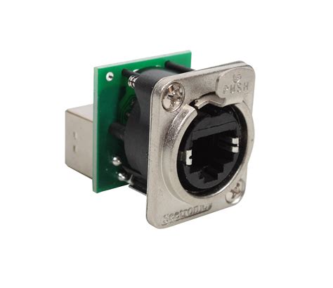 Seetronic Se8fdp Ethercon Pass Through Panel Mount Reverb