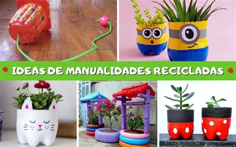 Imágenes De Manualidades Con Material Reciclado
