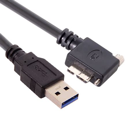 Cablecc 12m 90 Degree Right Angled Micro Usb Scre Vicedeal