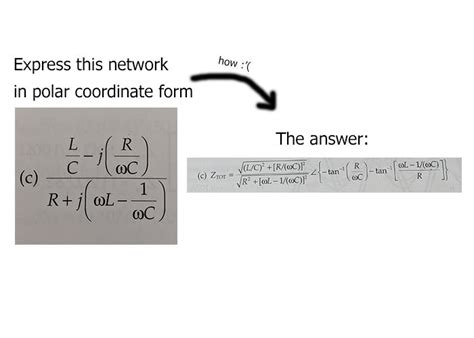 How Do I Turn A Rectangular Form Of Complex Number To Polar Coordinate