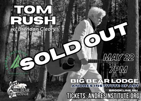 Tom Rush Popup Concert Act I 2026 Andres Institute Of Art