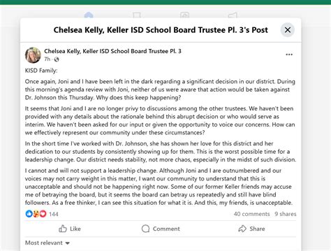 Keller Isd Considers Future Of Leadership Amid Possible Split Nbc 5 Dallas Fort Worth