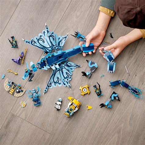 Lego Ninjago Water Dragon 71754 Building Kit Battle Playset With