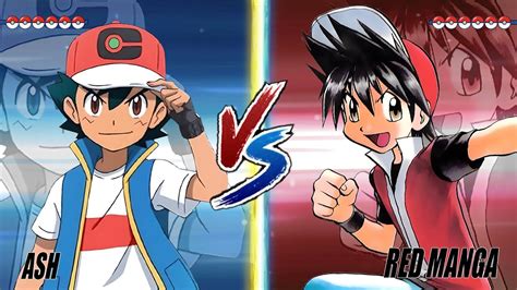 Pokémon Battle Ash Vs Red Manga Pokemon Adventures Youtube