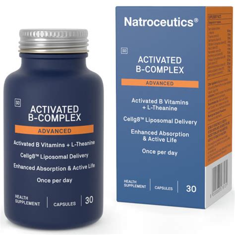 Natroceutics Activated B Complex Advanced 30 Caps Nz