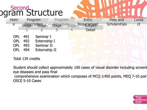 Optometry Rangsit University Ppsx