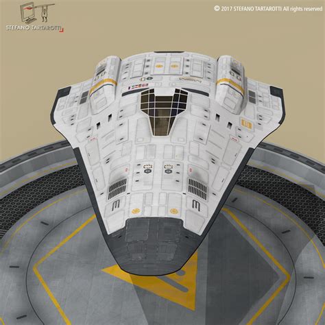 3d Sci Fi Shuttle Turbosquid 1195497