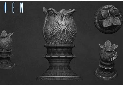Alien Egg Facehuggger Cgtrader