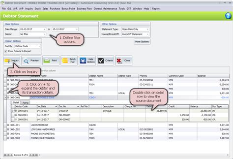 Debtor Statement Report Autocount Resource Center