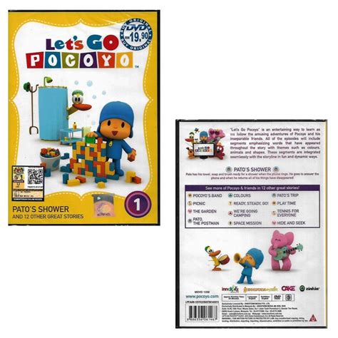 Rm12 90 For 1 Dvd Pocoyo Lets Go Series Learning Through Laughter