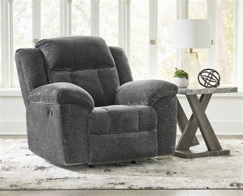 Frohn Graphite Rocker Recliner Wcc Furniture And Mattress Center