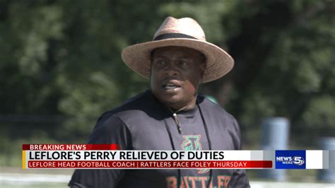 Leflore Relieves Head Football Coach Michael Perry Of His Duties
