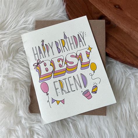 Birthday Card Ideas For Best Friend