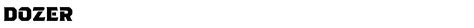 Dozer Font Webfont And Desktop Myfonts