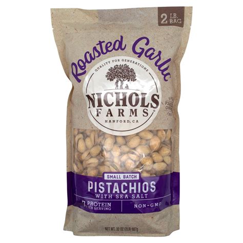 Nichols Farms California In Shell Pistachios — Snackathon Foods