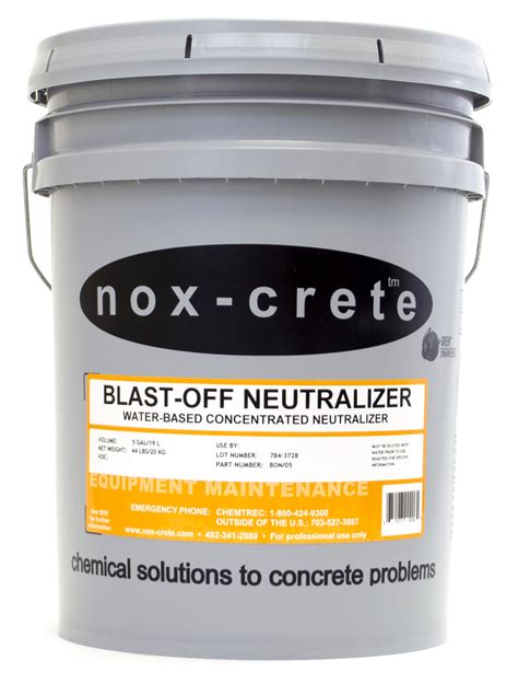 Blast Off Neutralizer Quickly Neutralizes Blast Off Foam Concentrate