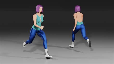 Girl Character 3d Model Turbosquid 2040893