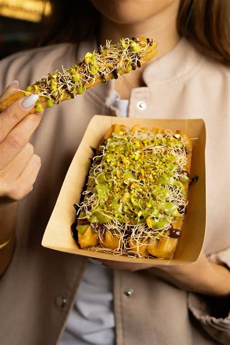 🔥 Dubai Churros 🔥 Arabische Desserts Schokoladeverzierungen Pommes Rezept