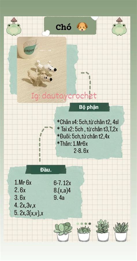 Chart Móc Chó Mini