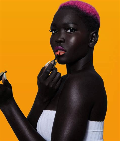 Sudanese Model Nyakim Gatwech Dubbed As ‘queen Of The Dark Becomes The