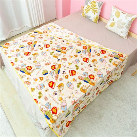 可爱角落生物珊瑚绒毯子卡通毛毯办公室午睡毯夏季空调毯盖毯床单 阿里巴巴