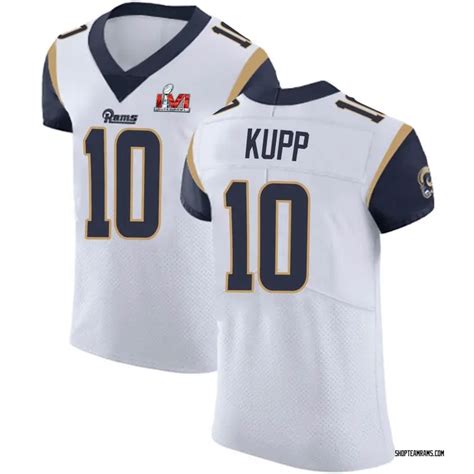 Cooper Kupp White Rams Superbowl Jersey Munimorogobpe