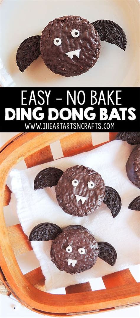 No Bake Halloween Treats Ding Dong Bats Halloween Treats Halloween Food For Party Treats